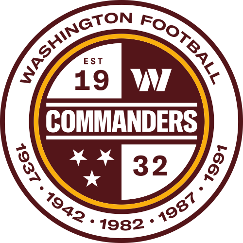 Sticker NFL Logo Washington Commanders 4 | MPA Déco