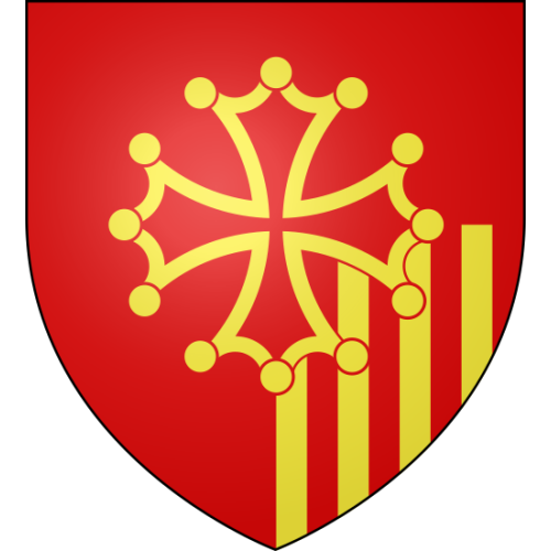 Sticker Drapeau Blason Languedoc Roussillon | MPA Déco