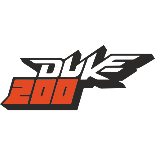 Sticker KTM 200 Duke Couleur | MPA Déco