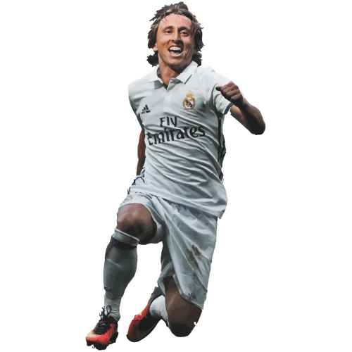 Sticker Joueur de foot Luka Modric 4 | MPA Déco
