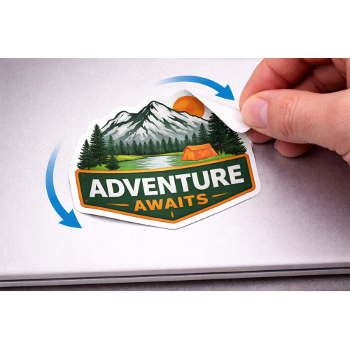 Sticker personnalisé repositionnable – Vinyle amovible sans trace pour ...