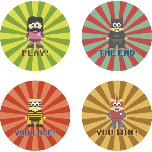 Kit Stickers Geek 2 | MPA Déco