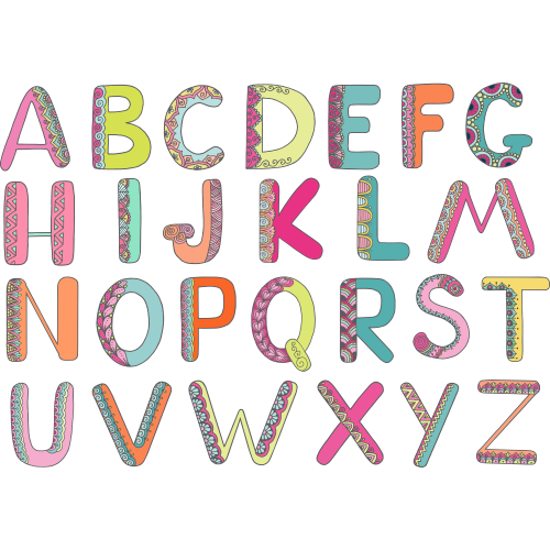 Kit Stickers Alphabet Scandinave | MPA Déco