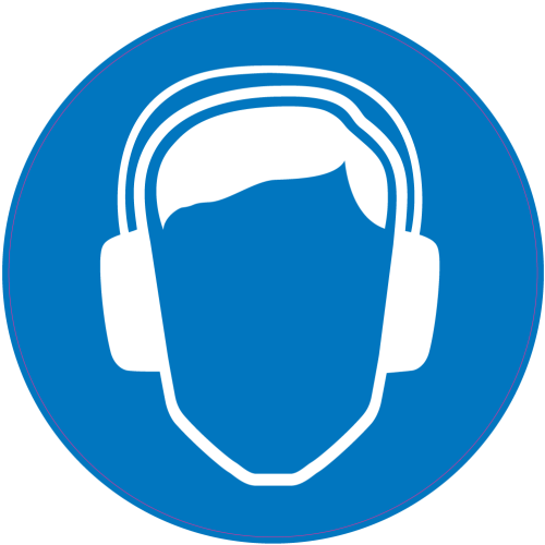 Panneau Obligation Porter anti-bruit de sécurité | MPA Déco