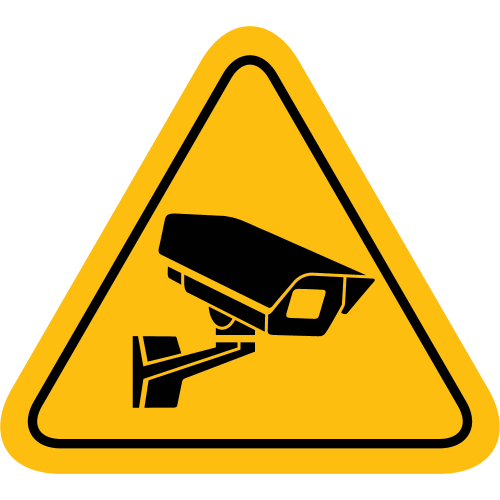 Sticker Panneau Caméra Surveillance | MPA Déco