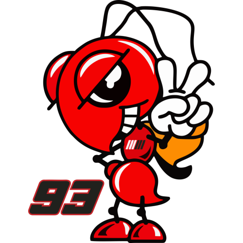 Sticker Marc Marquez Logo | MPA Déco