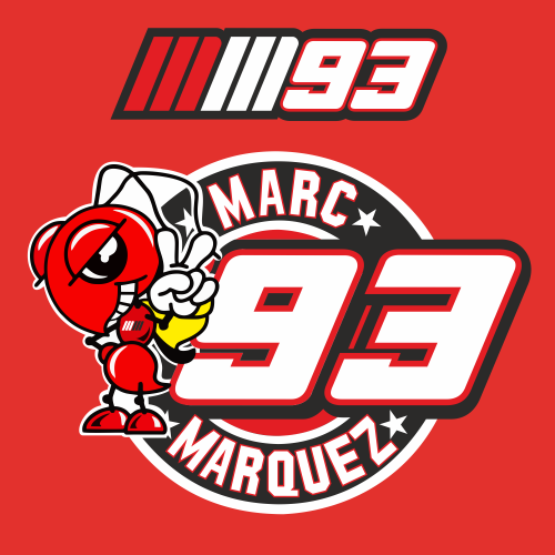 Sticker Marc Marquez Logo 93 | MPA Déco
