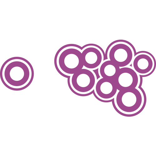 Sticker Cercle Moderne Violet | MPA Déco