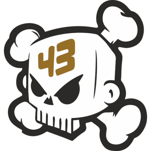 Sticker Ken Block 43 Skull | MPA Déco