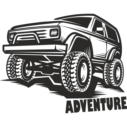 Sticker 4x4 Adventure | MPA Déco
