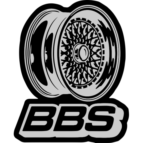 Sticker BBS Wheels | MPA Déco