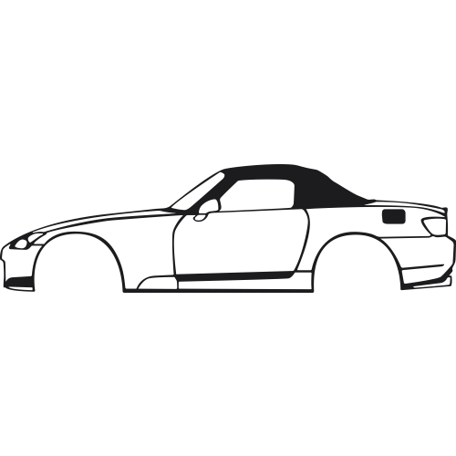 Sticker Silhouette Véhicule Honda S2000 | MPA Déco