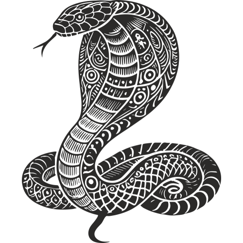 Sticker Cobra Maori | MPA Déco