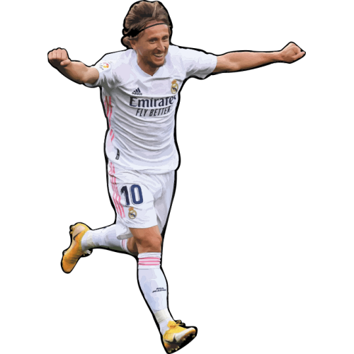 Sticker Joueur de foot Luka Modric 6 | MPA Déco