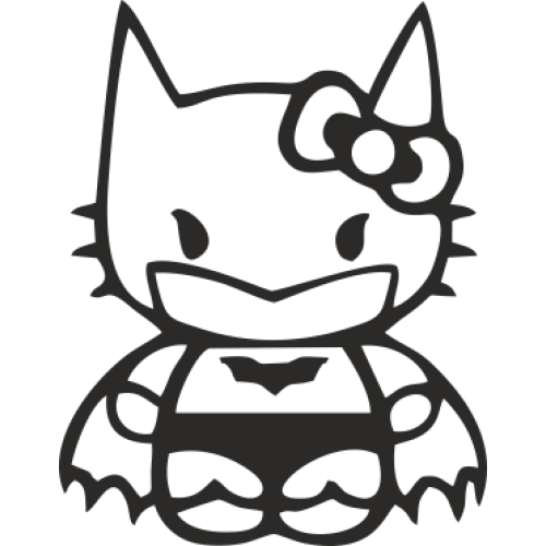 Hello Bat Kitty | MPA Déco