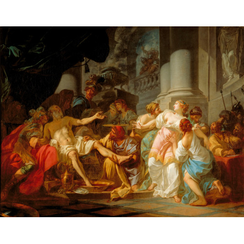 Affiche personnalisée Peinture 18e siècle Jacques-Louis David - La Mort ...