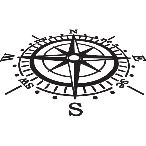 Sticker Boussole 10 | MPA Déco