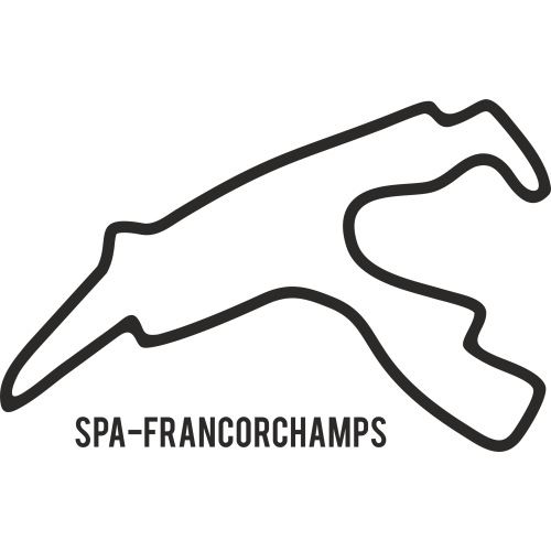 Sticker Circuit Spa-Francorchamps | MPA Déco