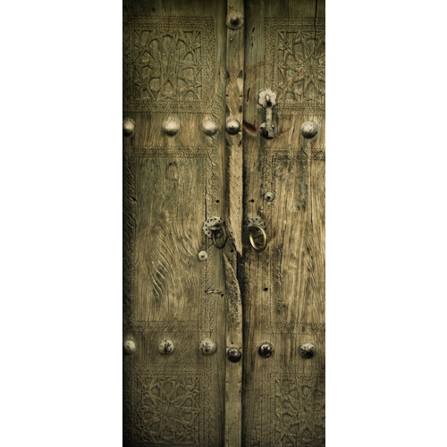Sticker Porte Orientale En Bois 1 | MPA Déco