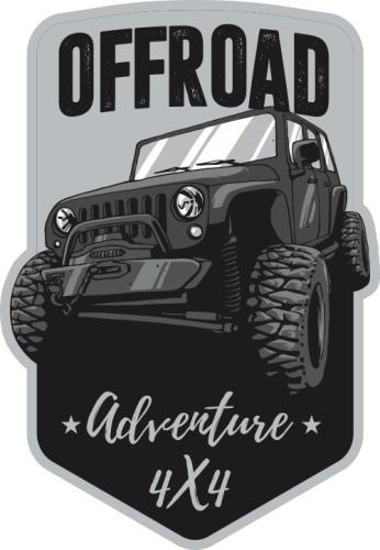 Sticker 4X4 Off Road Adventure 4 - ref.d18788 | MPA Déco