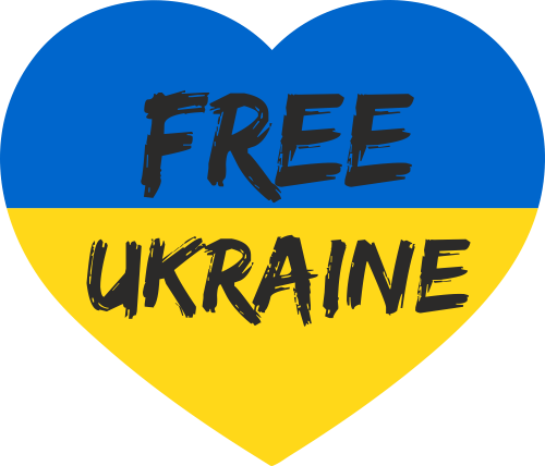Sticker Free Ukraine - ref.d19610 | MPA Déco
