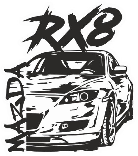 Sticker Mazda RX8 Car - ref.d20701 | MPA Déco