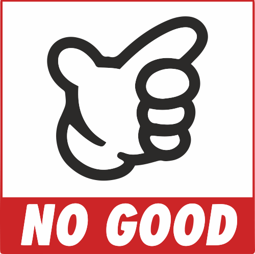 Sticker No Good - ref.d19300 | MPA Déco
