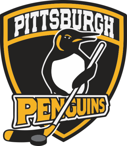 Sticker Hockey NHL Logo Pittsburgh Penguins 3 - ref.d19670 | MPA Déco