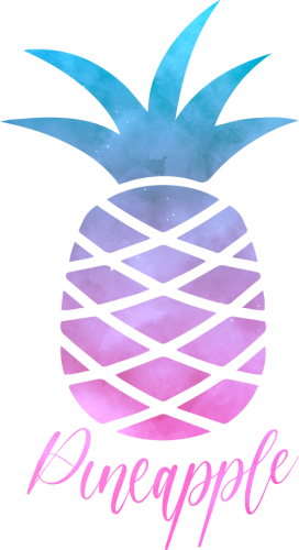 Sticker Mural Pineapple Ananas Pattern - ref.d17157 | MPA Déco