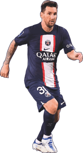 Sticker Joueur de foot Lionel Messi PSG - ref.d21134 | MPA Déco