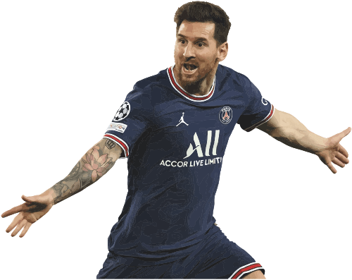 Sticker Joueur de foot Lionel Messi PSG 2 - ref.d21137 | MPA Déco