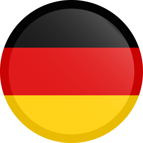 Autocollant Drapeau allemand rond bouton - ref.d12759 | MPA Déco