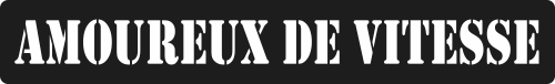 Sticker Moto AMOUREUX DE VITESSE - ref.d16964 | MPA Déco