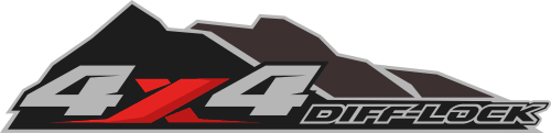 Sticker 4X4 Off Road Difflock - ref.d18770 | MPA Déco