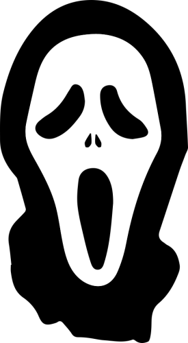 Sticker Halloween Scream - ref.d18673 | MPA Déco