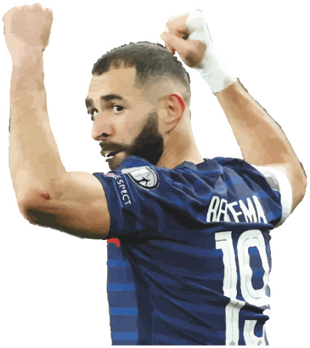 Sticker Joueur de foot Karim Benzema 4 - ref.d21123 | MPA Déco