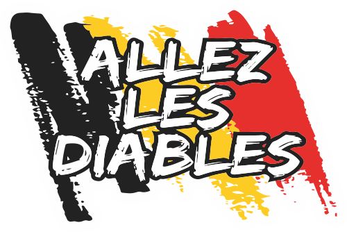 Sticker Football Equipe de Belgique Allez les Diables Rouges Drapeau ...