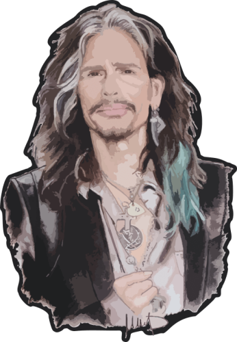 Sticker Aerosmith Steven Tyler 3 - ref.d21561 | MPA Déco