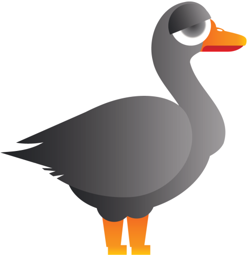 Sticker Oie Pour Enfants - ref.d7345 | MPA Déco