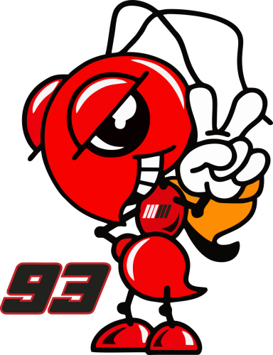 Sticker Marc Marquez Logo - ref.d9154 | MPA Déco
