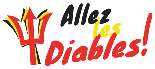 Sticker Football Equipe de Belgique Allez les Diables Rouges Fourche ...