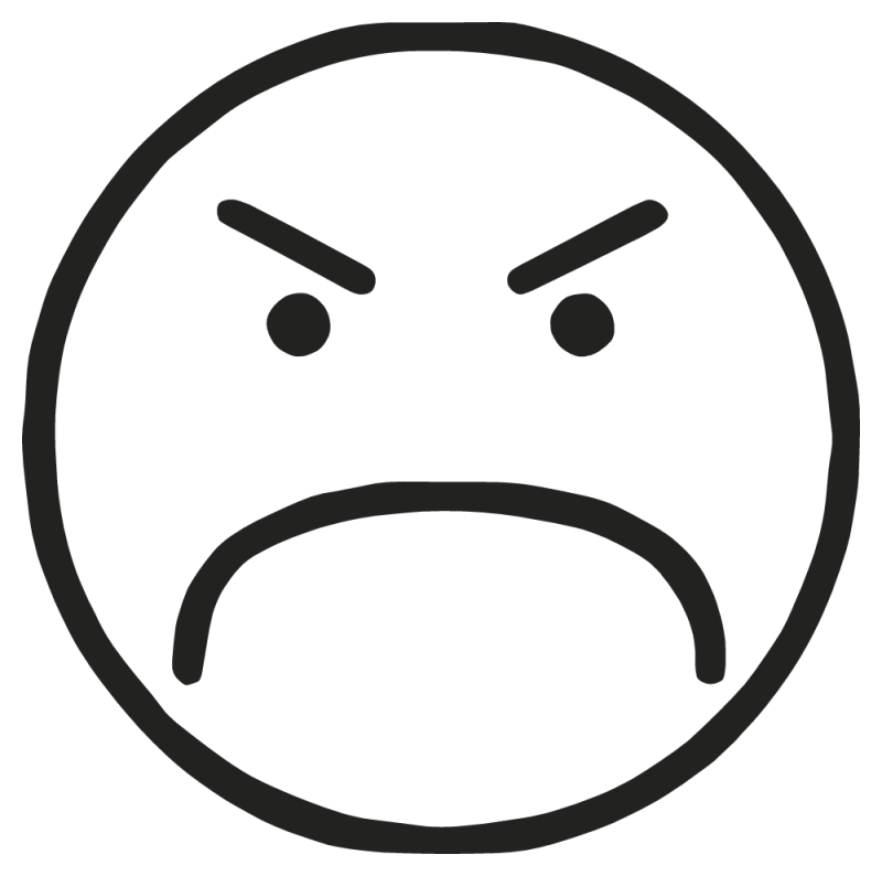 smile pas content - ref.349 | MPA Déco