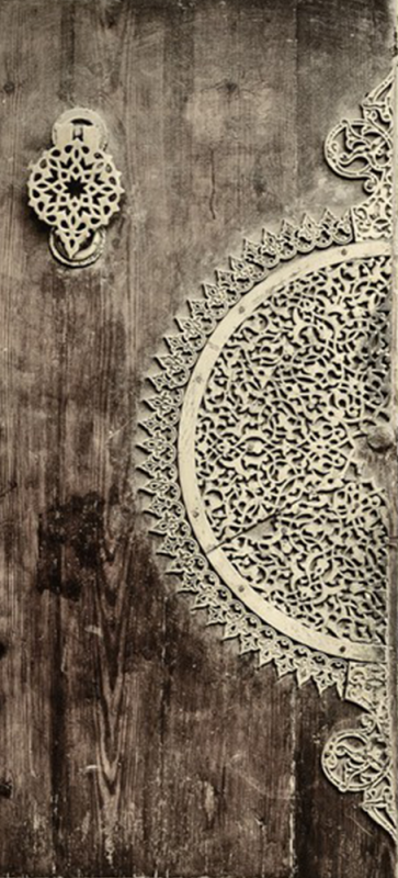 Sticker Porte Orientale En Bois 2 - ref.sp66913562 | MPA Déco