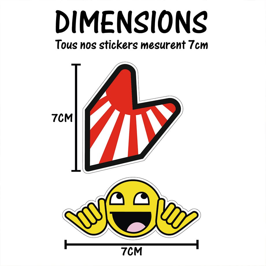 Pack D'autocollants Voiture Racer N°3 - Lot de 25 Stickers